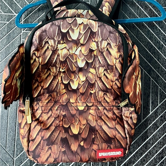 Sprayground | Accessories | Lil Gold Wings Sprayground Backpack | Poshmark
